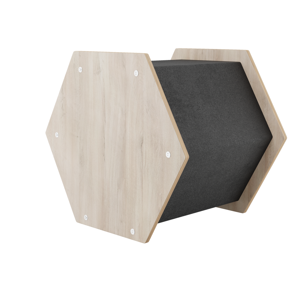 The Hexagon Scratchable Cat │ Scractchable Cat House