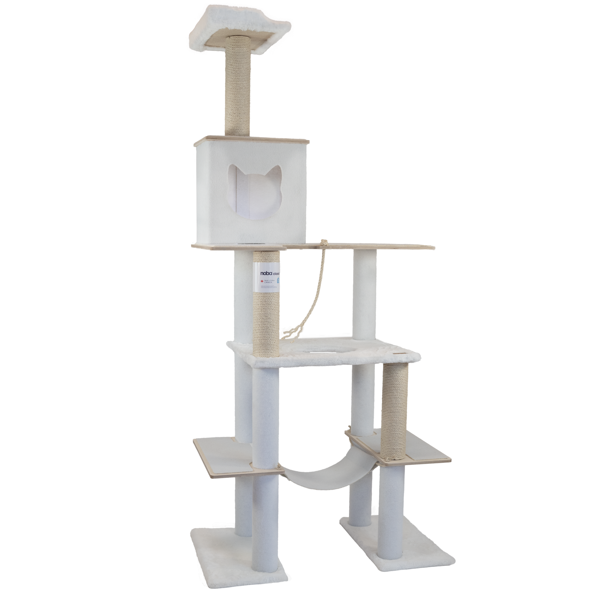 Noba Supreme 81" Giant Big Cat Tree Tower - Black Edition